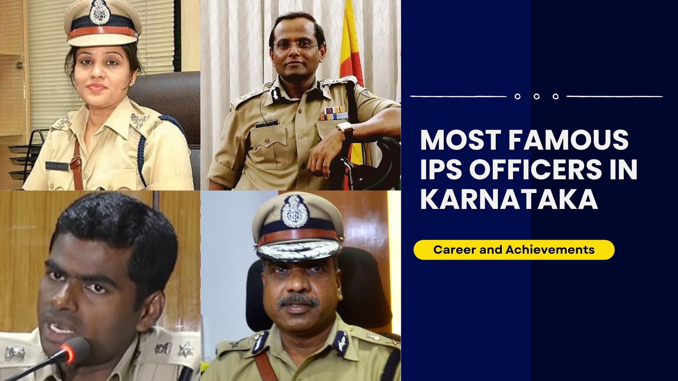 Famous IPS Officers in Karnataka: Career and Achievements - Acadlog